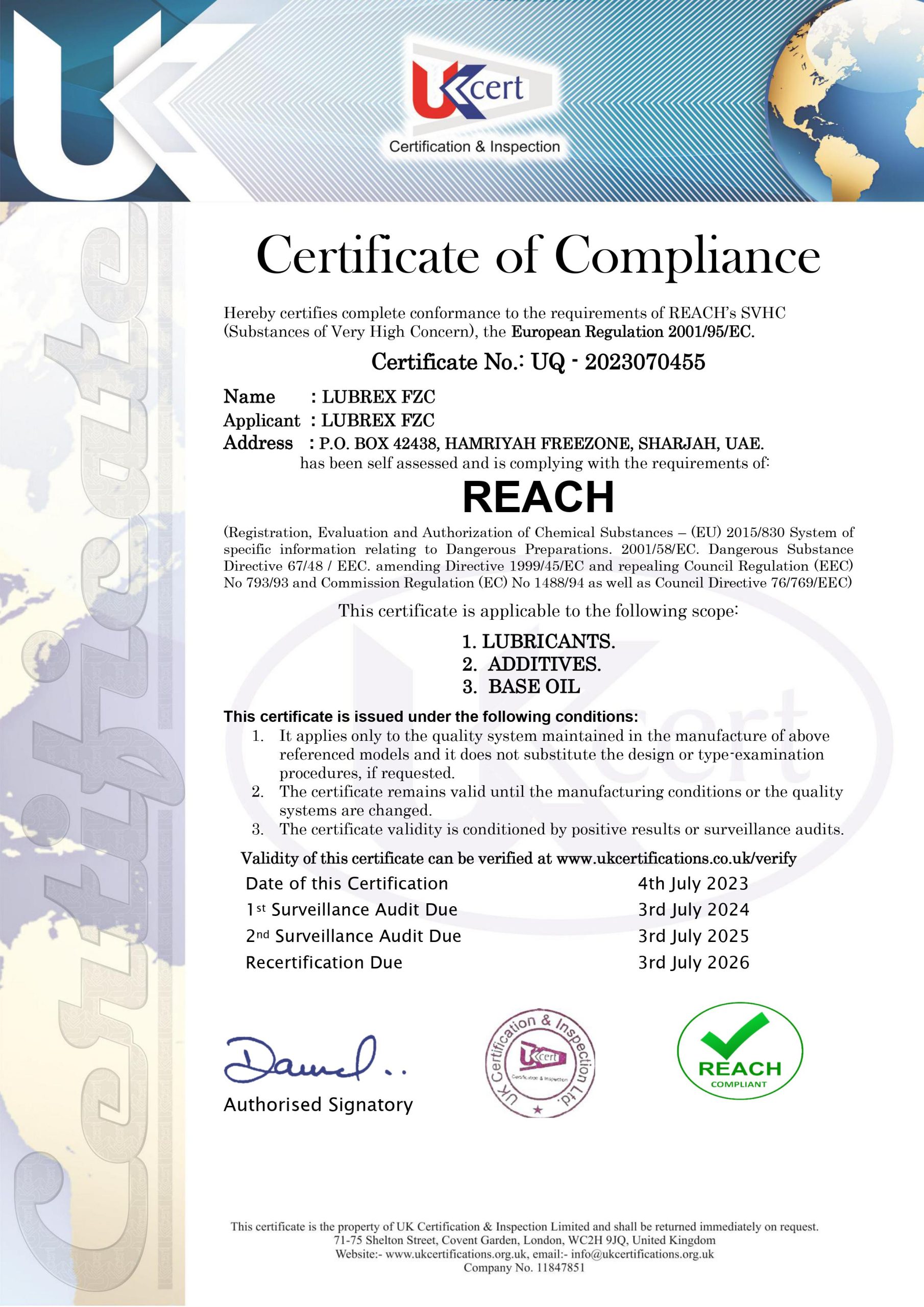 Lubrex FZC | Leading Lubricants and Greases Manufacturer in UAE